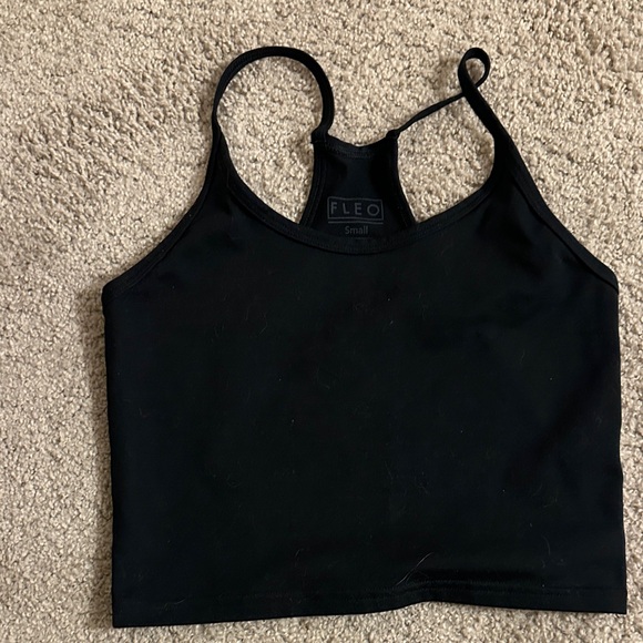 Fleo | Tops | Fleo Classic Black Tank Top | Poshmark